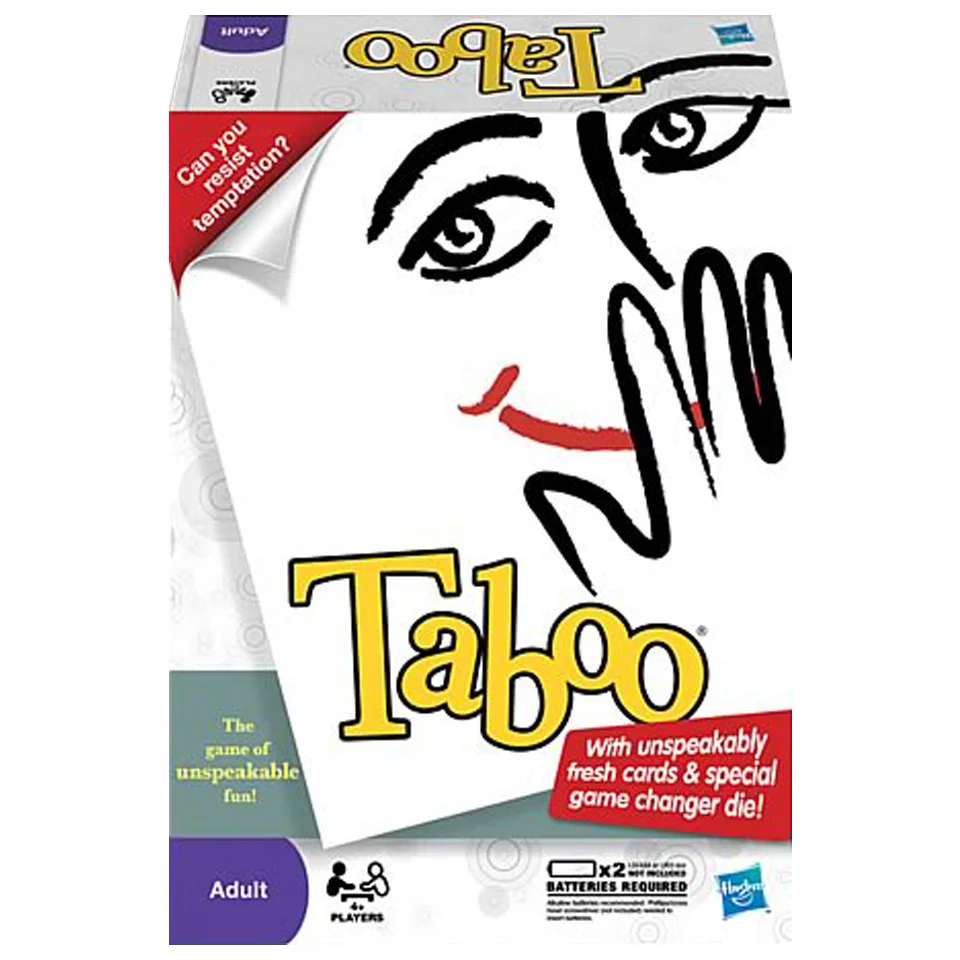 Taboo Board Game Cards