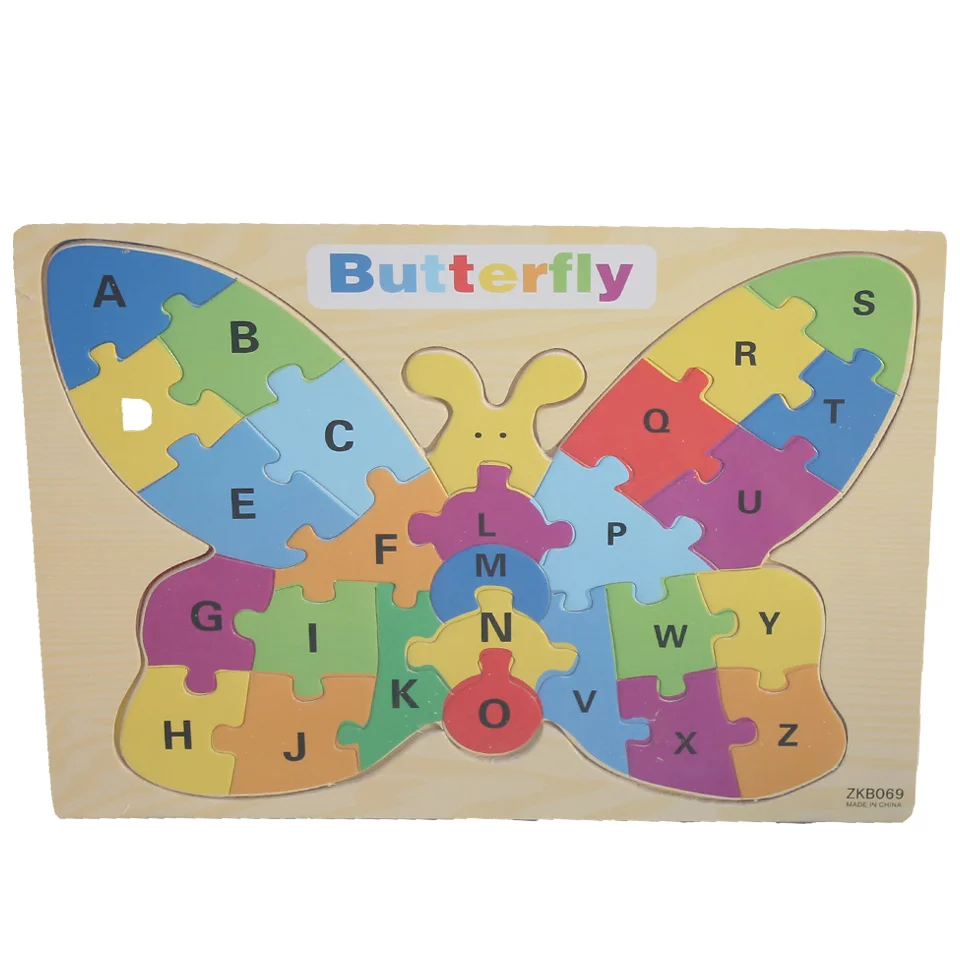 Alphabet Butterfly Jigsaw Puzzle