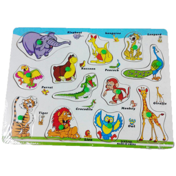 Zoo Animals - Wooden Puzzle - Planet X | Online Toy Store for Kids ...