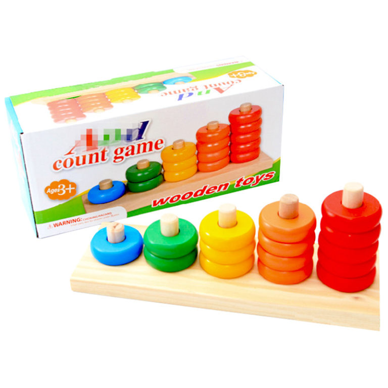 Circle Wooden Counter - Planet X | Online Toy Store for Kids & Teens ...