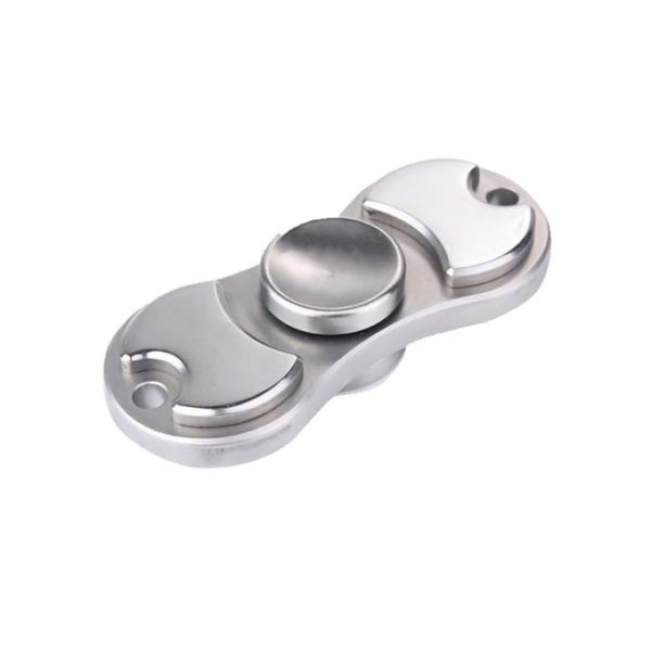 Two Sided Fidget Spinner - Silver - Planet X | Online Toy Store for ...