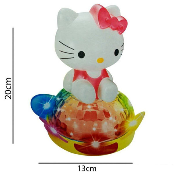 Hello Kitty Cat Bump and Go Spin Toy with Lights and Sound - Planet X ...