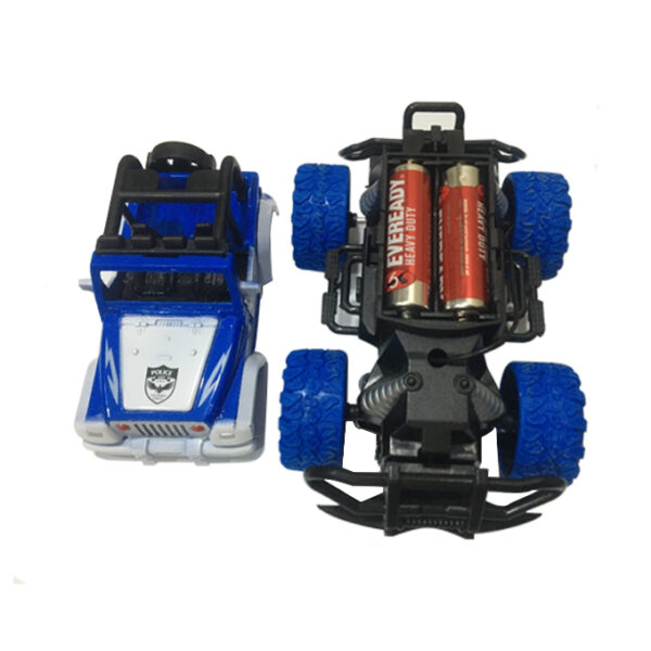 Remote Control Police Jeep - 4 Channel - Assorted Design - Blue ...