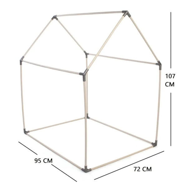 Disney Frozen Princess Anna Elsa PVC Vinyl Plastic Tent House Jumbo ...