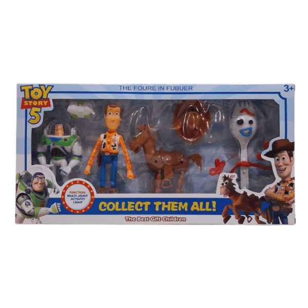 Toy Story 5 - Pack of 4 Character Set Action Figure For Kids - Planet X ...