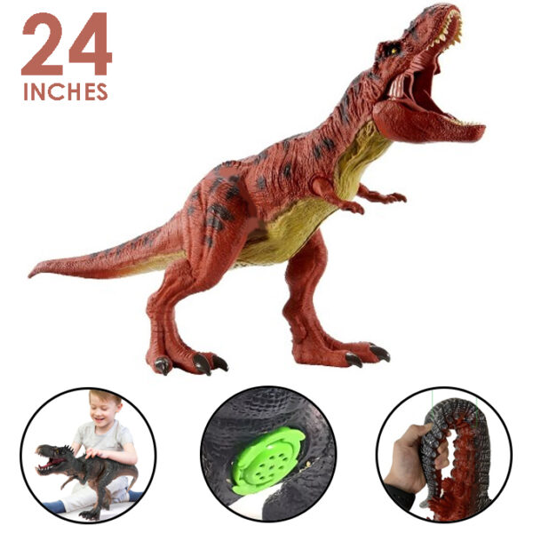 Jurrasic Park Dinosaur Tyrannosaurus T-Rex Action Figure Set For KIds ...