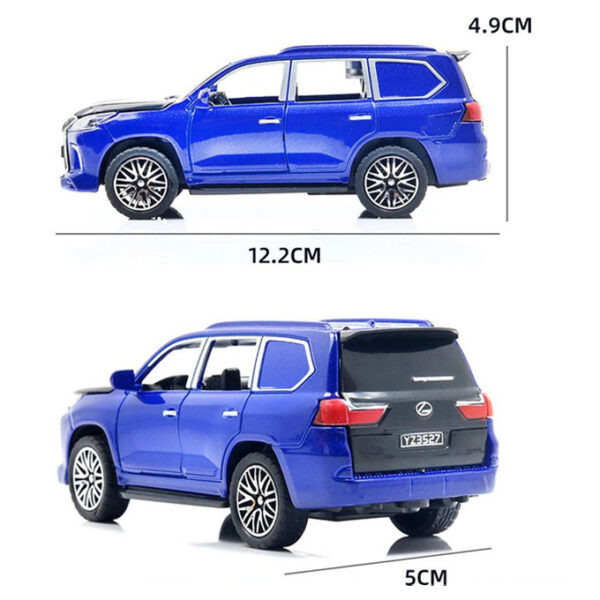 Lexus Land Cruiser Prado - Lexus lx 570 Toy Car Pull Back and Die cast ...